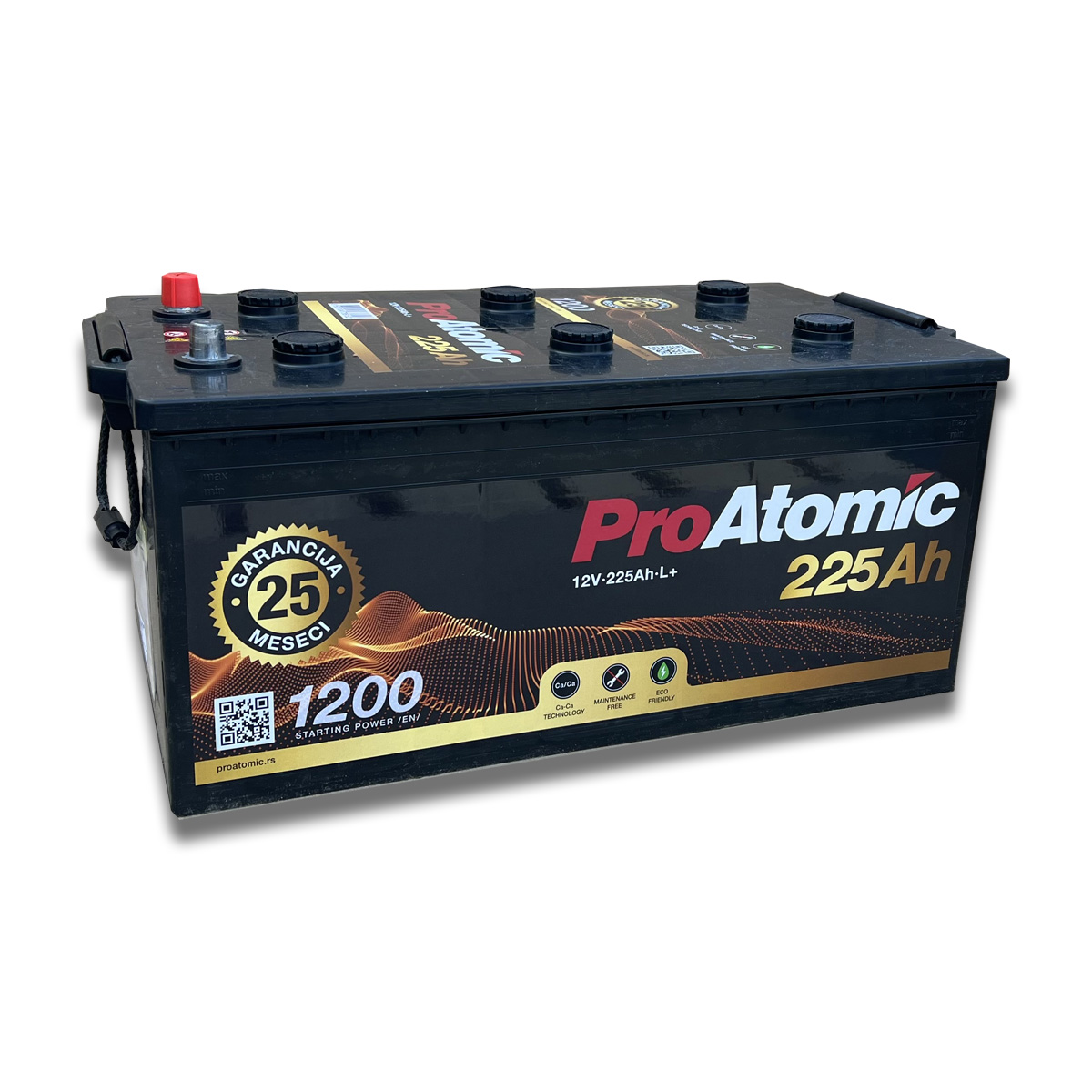 Proatomic 12V 225Ah Akumulator | Pouzdan Akumulator za Auto