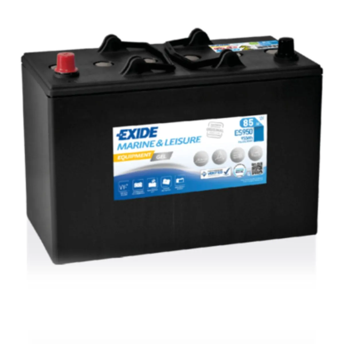 AKUM EXIDE MARINE EQUIP GEL 12V85AH L+ ES950 | KIT Commerce - Online ...